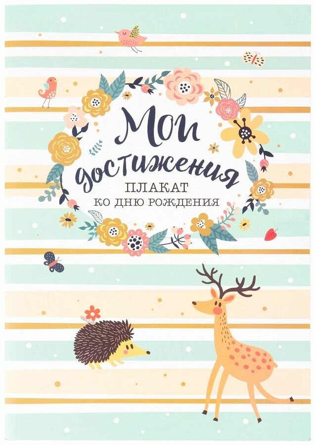 Мои достижения. Плакат ко дню рождения