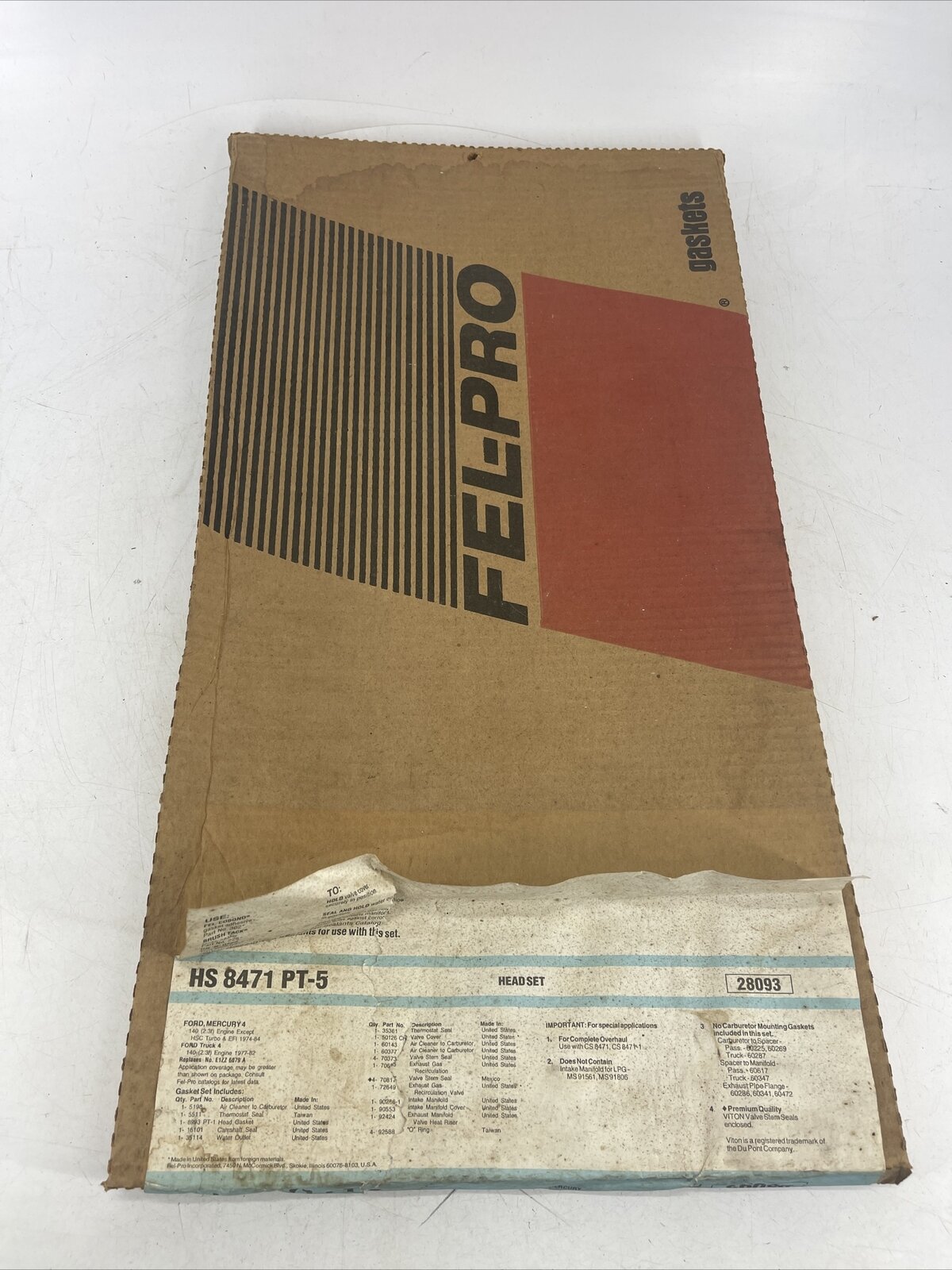 Проклад термостат, FELPRO 35651 / 4781674AA
