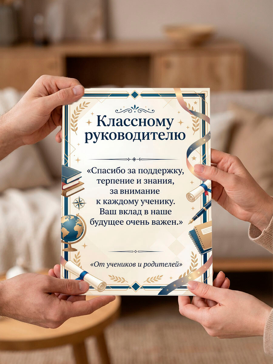 Благодарность классному руководителю — фото 1