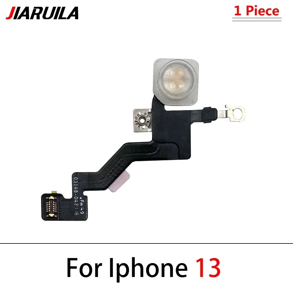 Новый гибкий кабель LED-фонарика для iPhone 12 13 14 15 16 Pro Max Plus Mini, гибкий кабель датчика света и приближения, гибкий кабель фонарика