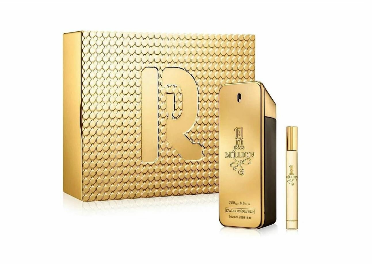 Набор Paco Rabanne 1 Million туалетная вода 200 мл + туалетная вода 10 мл
