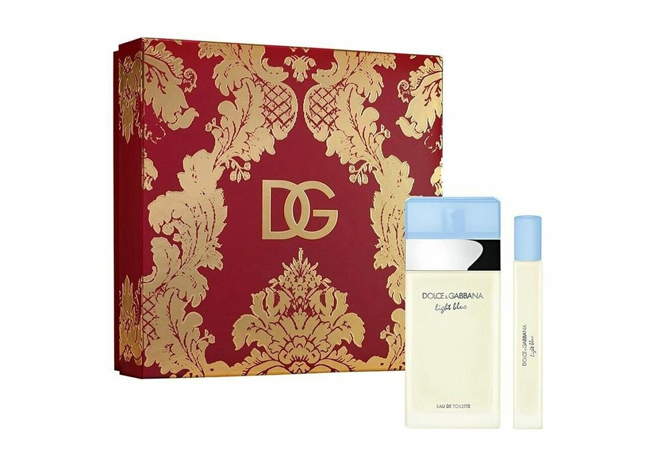 Подарочный набор Dolce & Gabbana Light Blue туалетная вода 100 мл + туалетная вода 10 мл