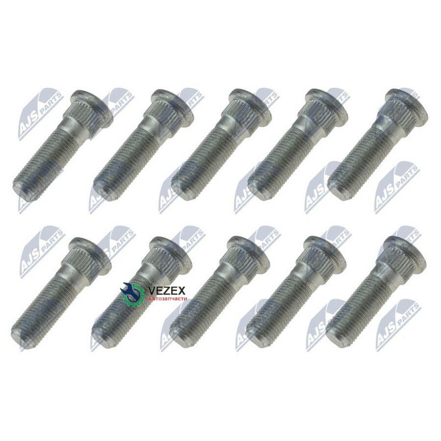 NTY KSPNS001 шпилька ступицы NISSAN PRIMERA P11 96-, ALMERA N16 00-, TINO 98-, MICRA K12 03-, NOTE 05-