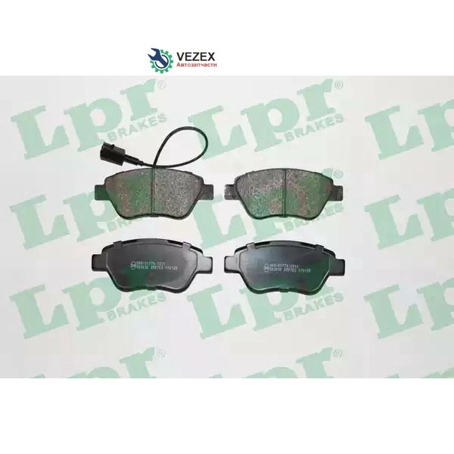 LPR 05P763 Комплект тормозных колодок 05P763
