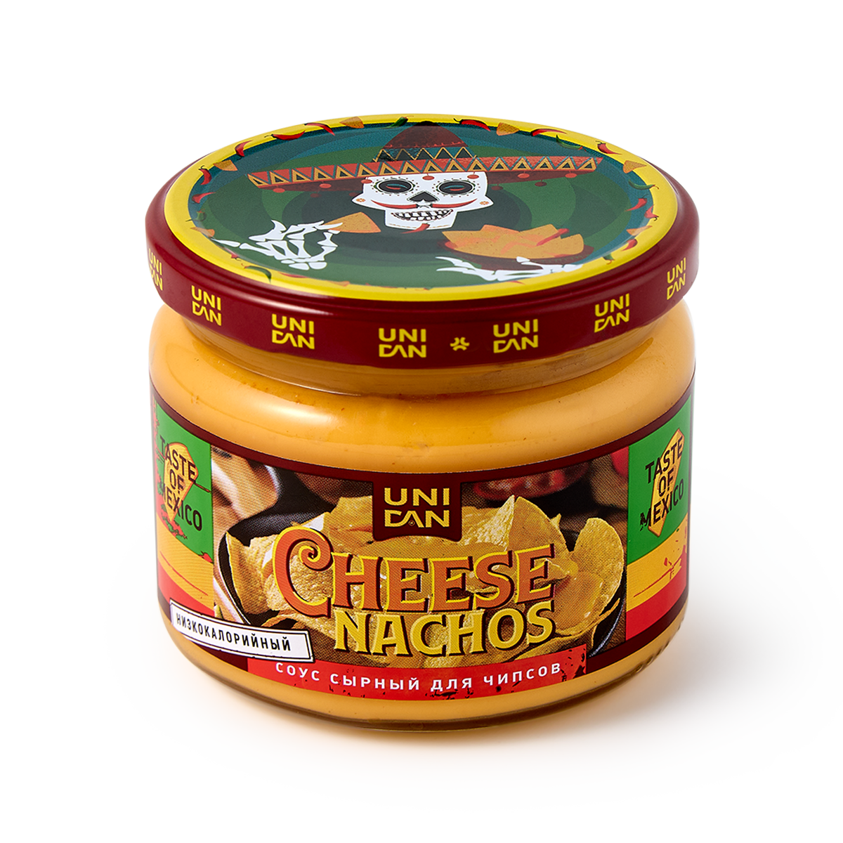 Соус Сырный Cheese Nachos Uni Dan для чипсов низкокалорийный