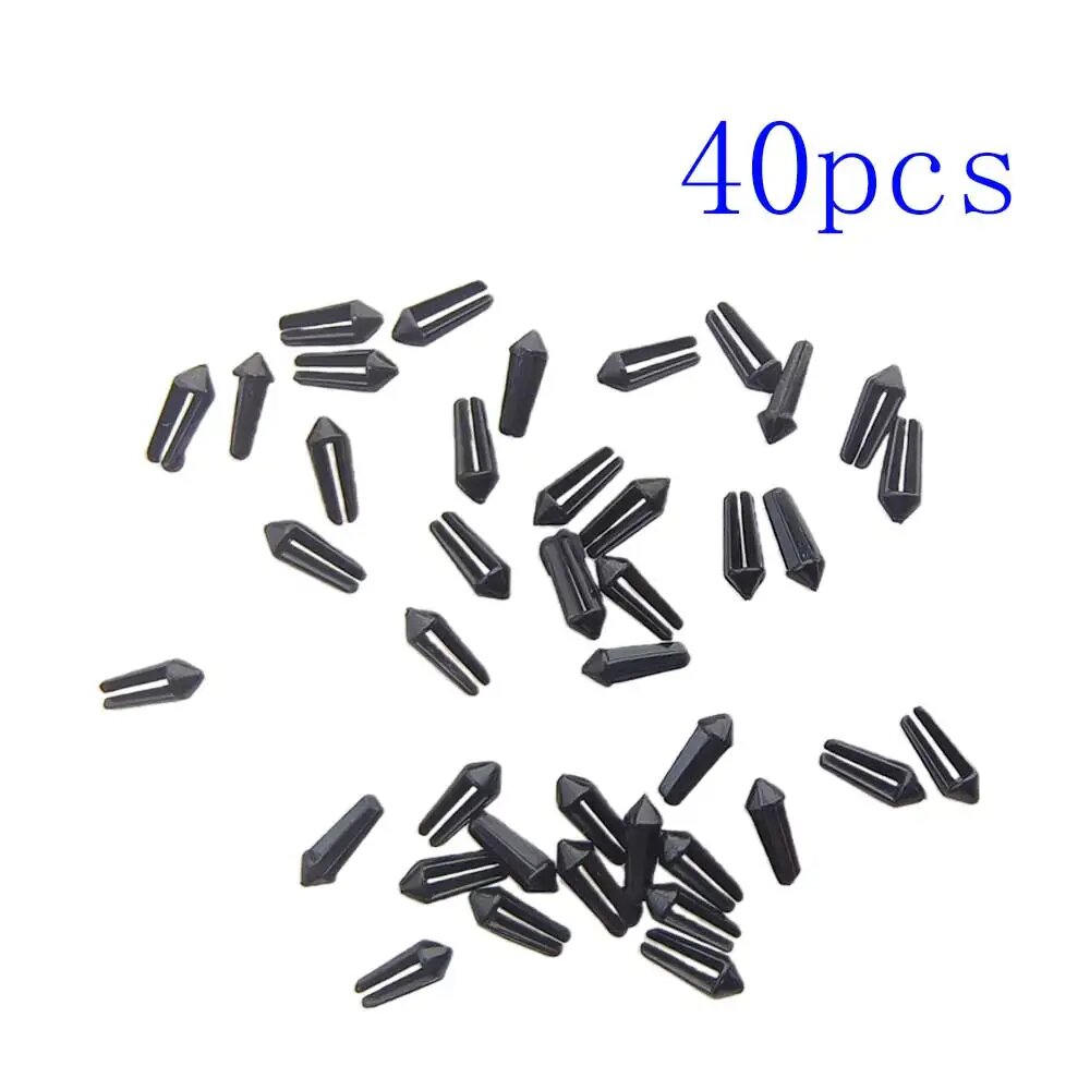 Пластиковые защитные колпачки для дротиков 40/120 шт. black 40pcs