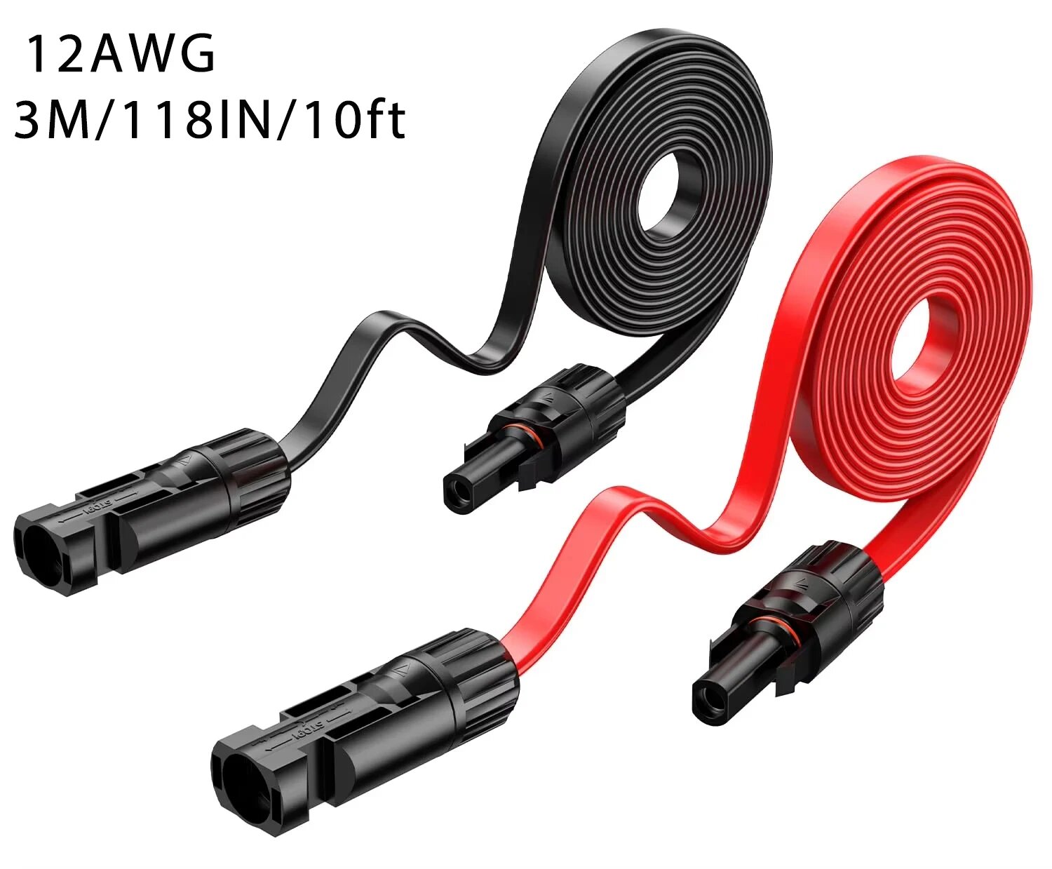 Кабель JMUYTOP 12AWG для солнечных панелей 3M