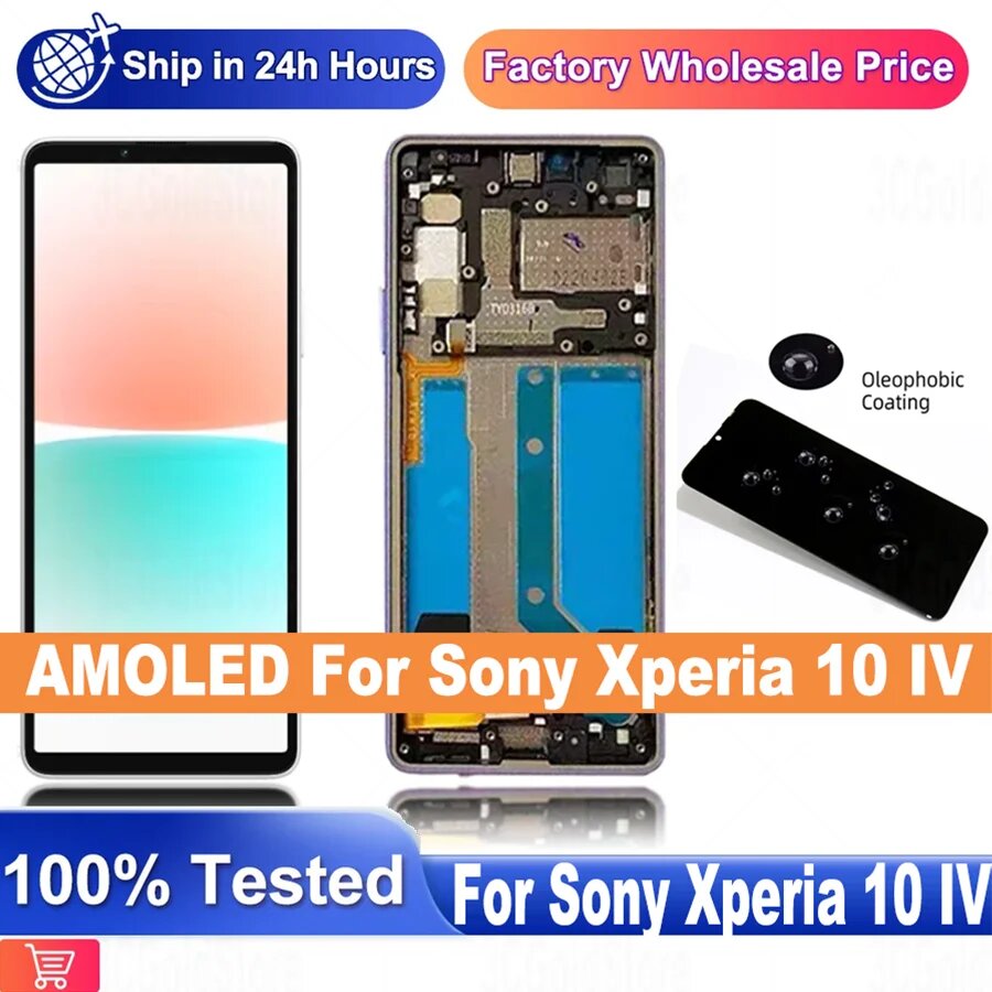 Дисплей Sony Xperia 10 IV Original No Frame 6.0"