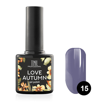 TNL Professional Гель-лак Love autumn №15 - пепельно-лавандовый, 10 мл (145105)