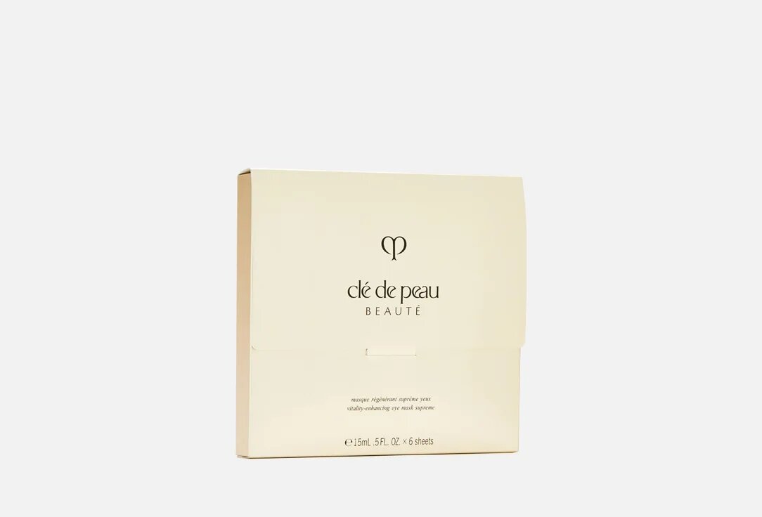 CLÉ DE PEAU BEAUTÉ VITALITY-ENHANCING EYE MASK SUPREME Восстанавливающая маска для области вокруг глаз 6шт