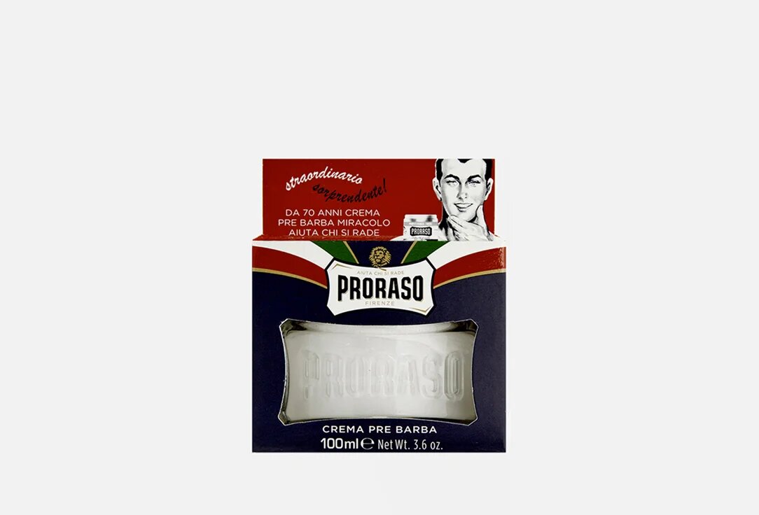 Proraso PRE-SHAVE CREAM PROTECTIVE WITH ALOE AND VITAMIN E Крем до бритья защитный с алоэ и витамином Е 100мл