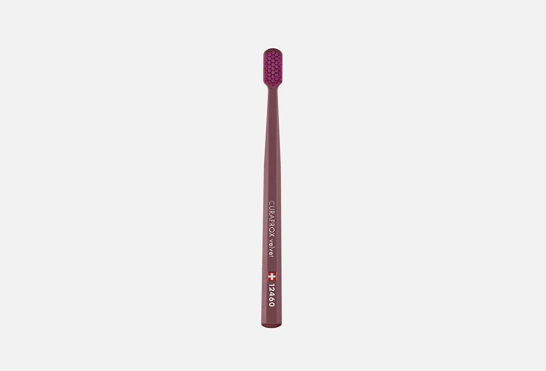 CURAPROX CS 12460 velvet mega soft Зубная щетка, темно-коричневая 1шт