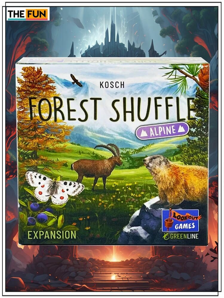 Настольная карточная игра Настольная Forest Shuffle DLC Игра Лесной перемешивание