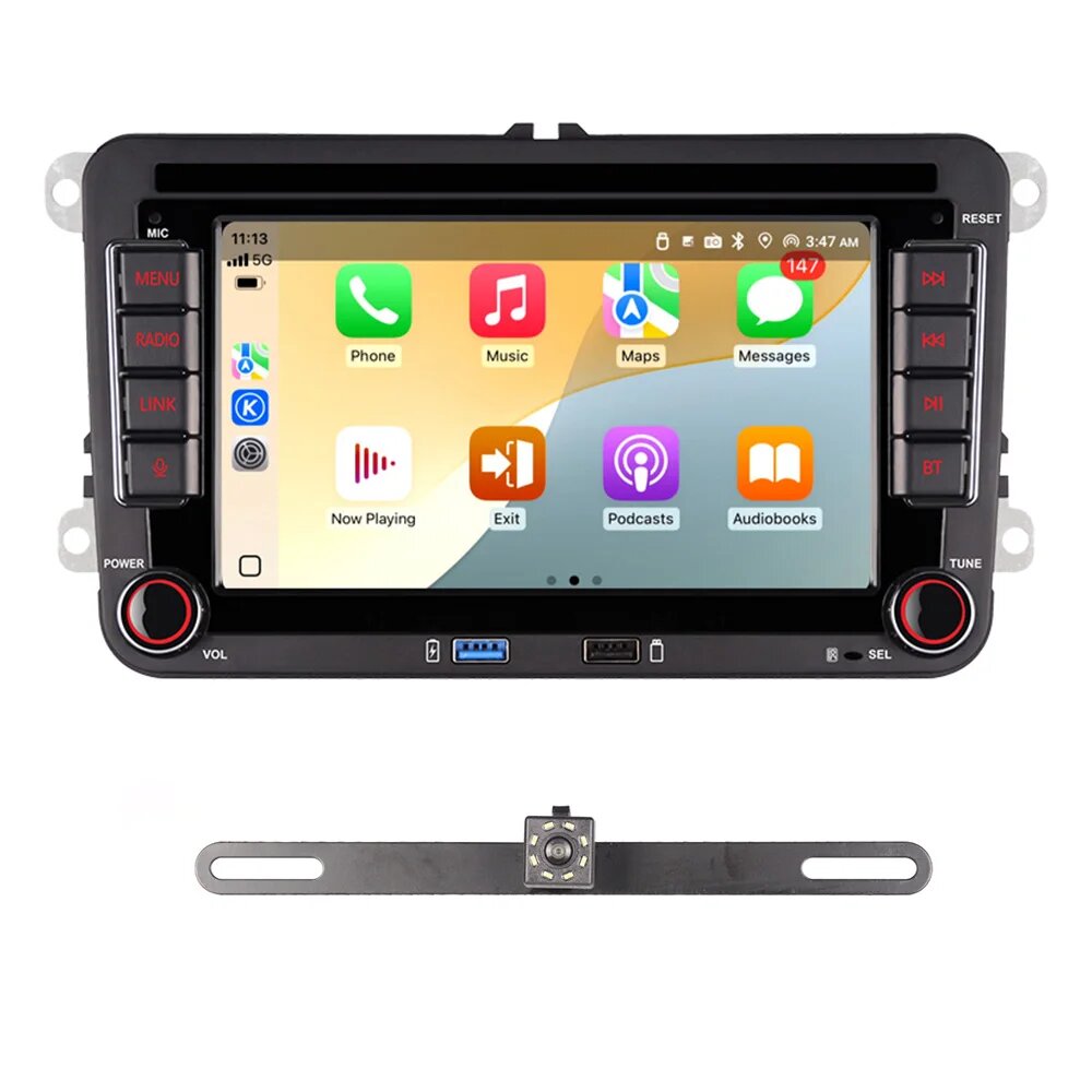 7-дюймовая автомобильная магнитола на Linux для VW Skoda Golf Polo Passat Jetta - без CARPLAY HDCAM