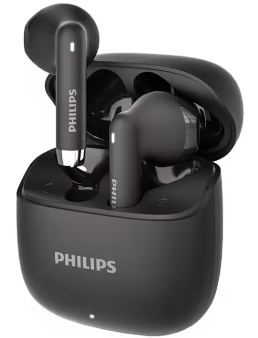 Беспроводные TWS-наушники Philips TAT1020BK, Bluetooth 6.0, AI шумоподавление звонков, IPX4, черный