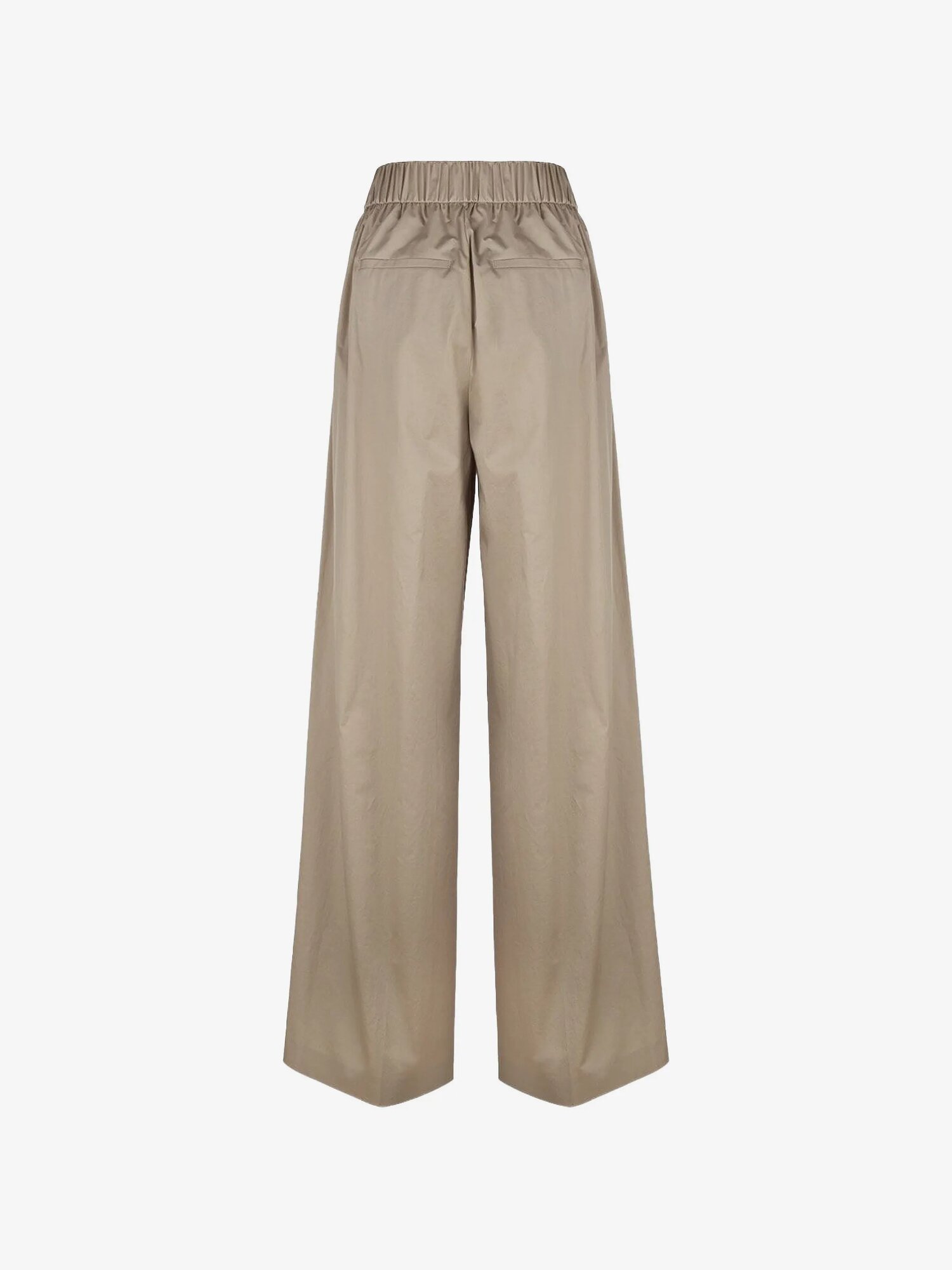 Брюки PESERICO Elasticated-waist wide-leg trousers, размер 44 — фото 1