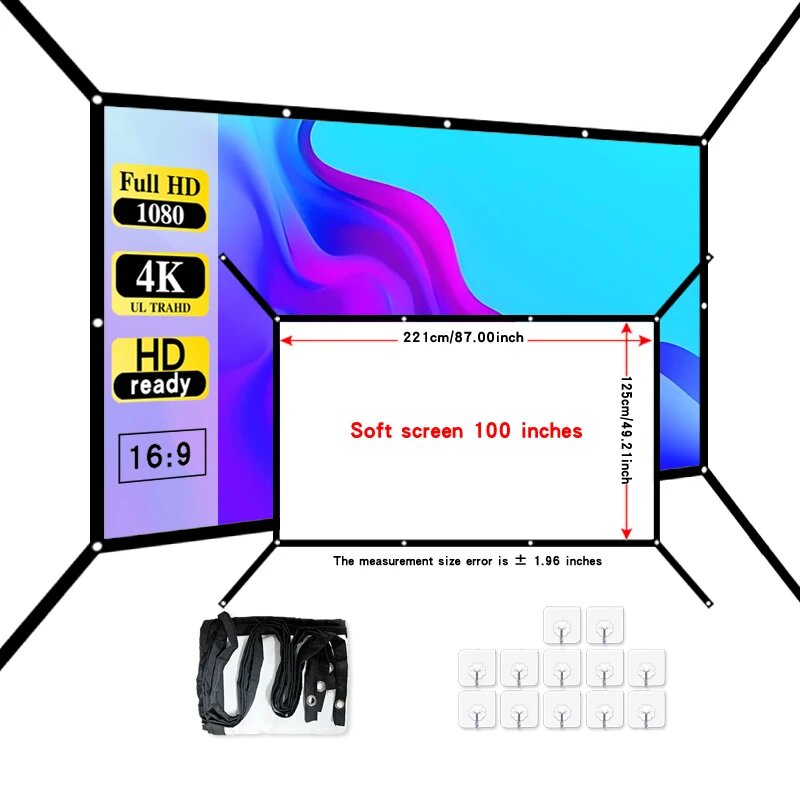 Складной проекционный экран Toot Shadow 16:9 100 inch-YCK