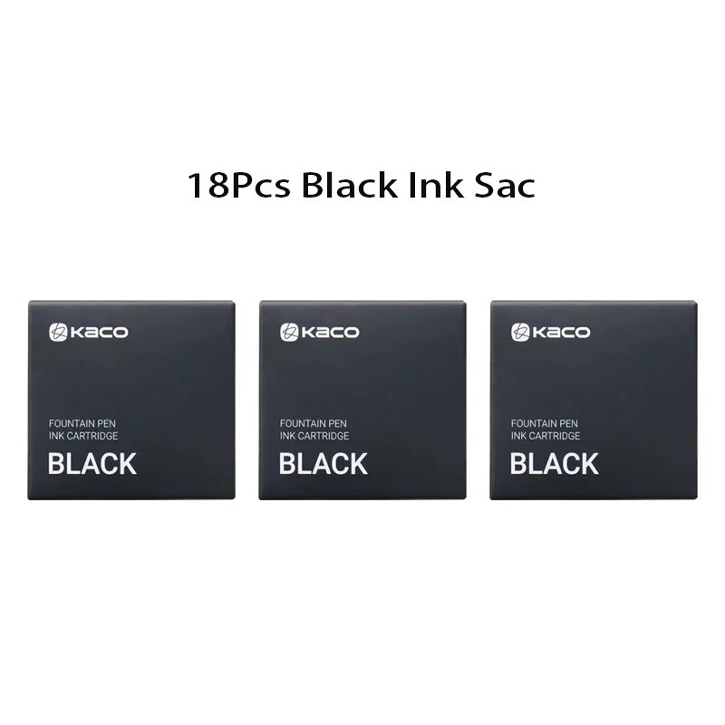 Каллиграфическая ручка KACO весна, сердце, розовый/черный Черный, 18pcs Blkink