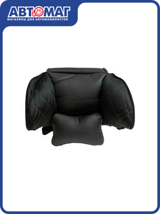 Autoprofi Подголовник Comfort, экокожа, COM-0250HR BK/BK