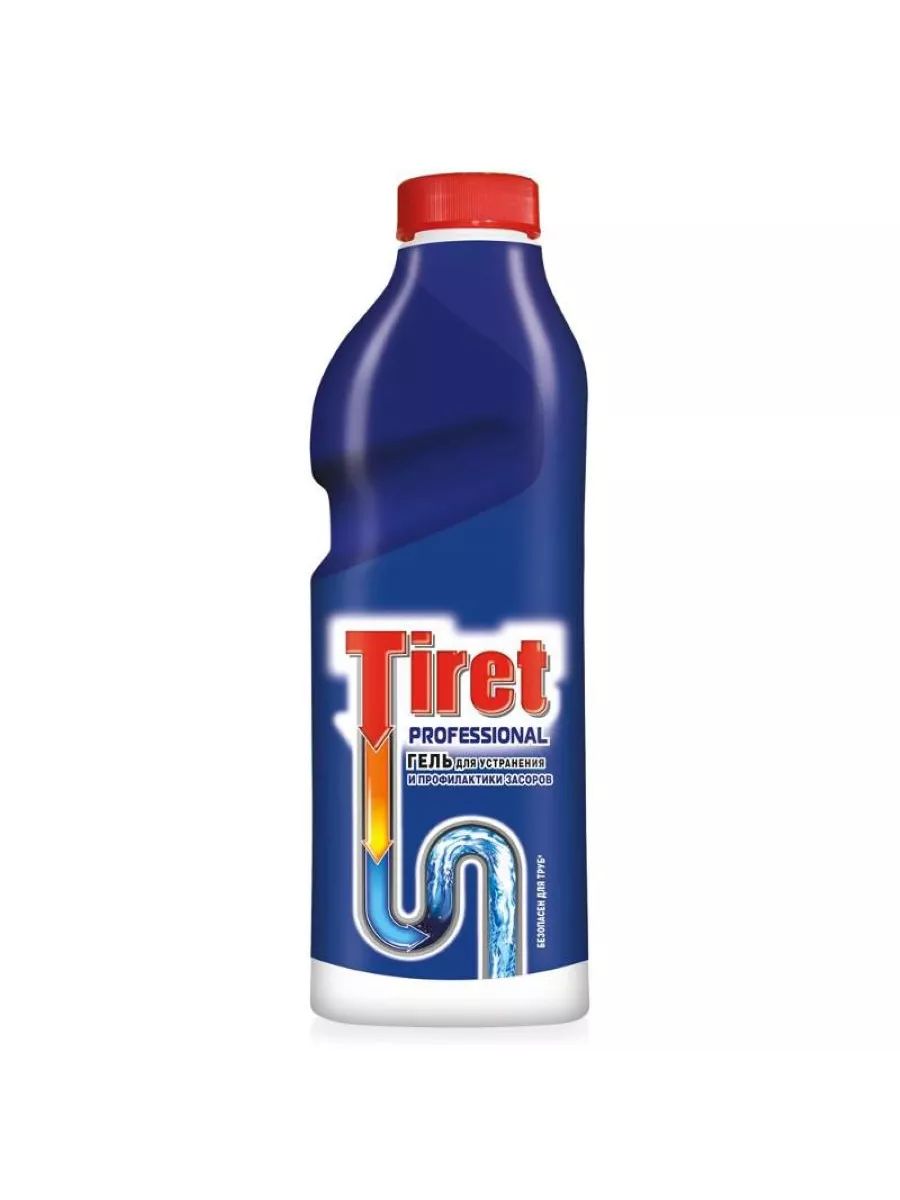 Тирет Профессионал / Tiret Professional - Гель для чистки труб, 1 л