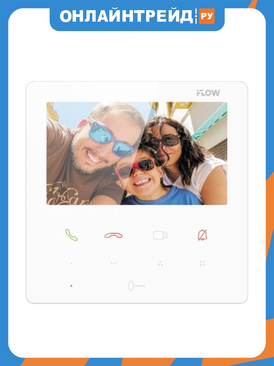 IP-видеодомофон Iflow с Wi-Fi, белый, 4,3“ F-VI-3321IPWE1/White