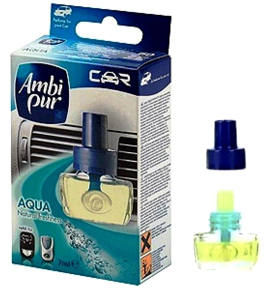 Ароматизатор-запасной блок для Ambi-pur AQUA, 7 мл, Естественный, заверш, нная, гармония, освежители воздуха, для ежедне