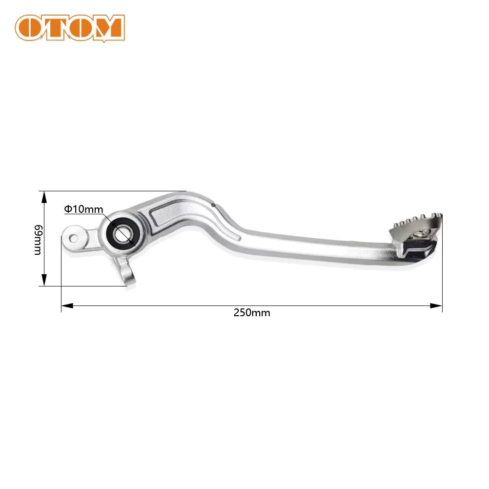 OTOM задняя педаль тормоза для мотокросса, ножной рычаг, рычаг переключения передач для KEWS K16 CBS300/NB300 K23 YB250R, аксессуары для мотоциклов