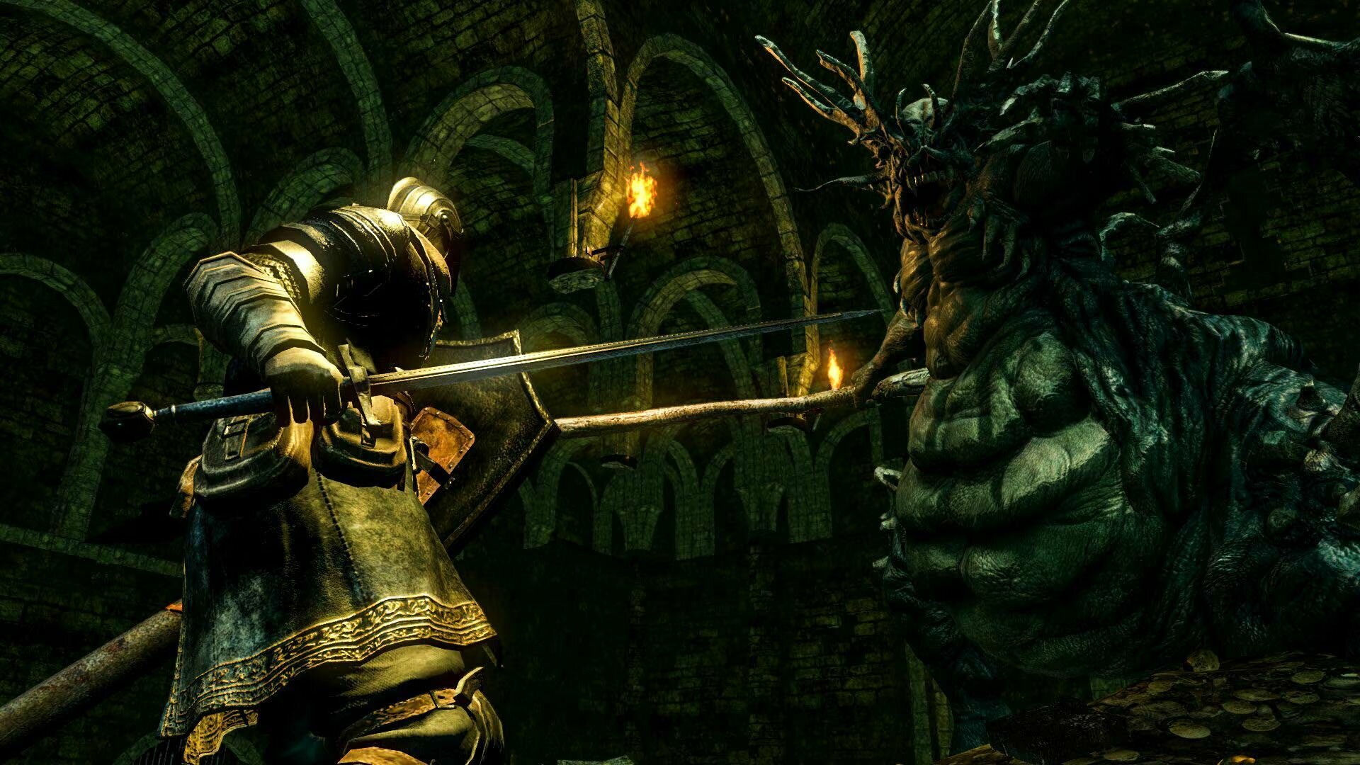Игра Dark Souls Trilogy PS4 на диске Deluxe Edition 16+ [PS4, русские субтитры] — фото 1
