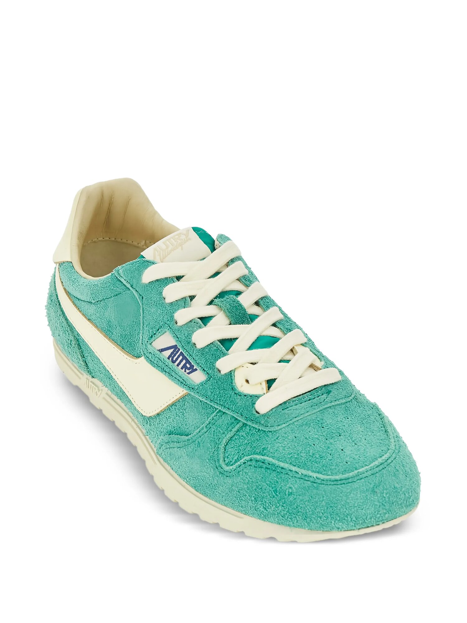 Кроссовки AUTRY Panelled suede sneakers, размер 44, blue — фото 1