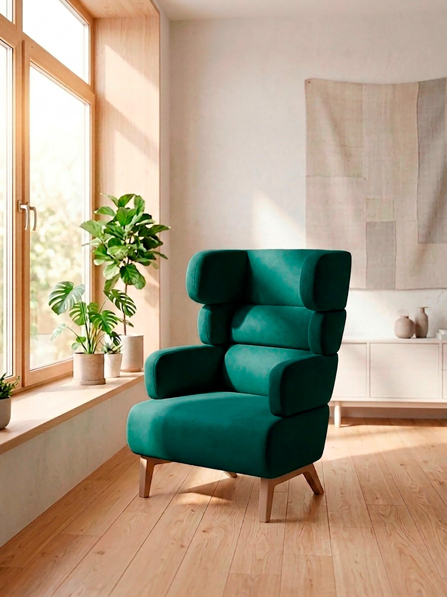Кресло Спейс Velutto 20 NEW 85x86x114 см, зеленый Велютто, нераскладной GOODFORM