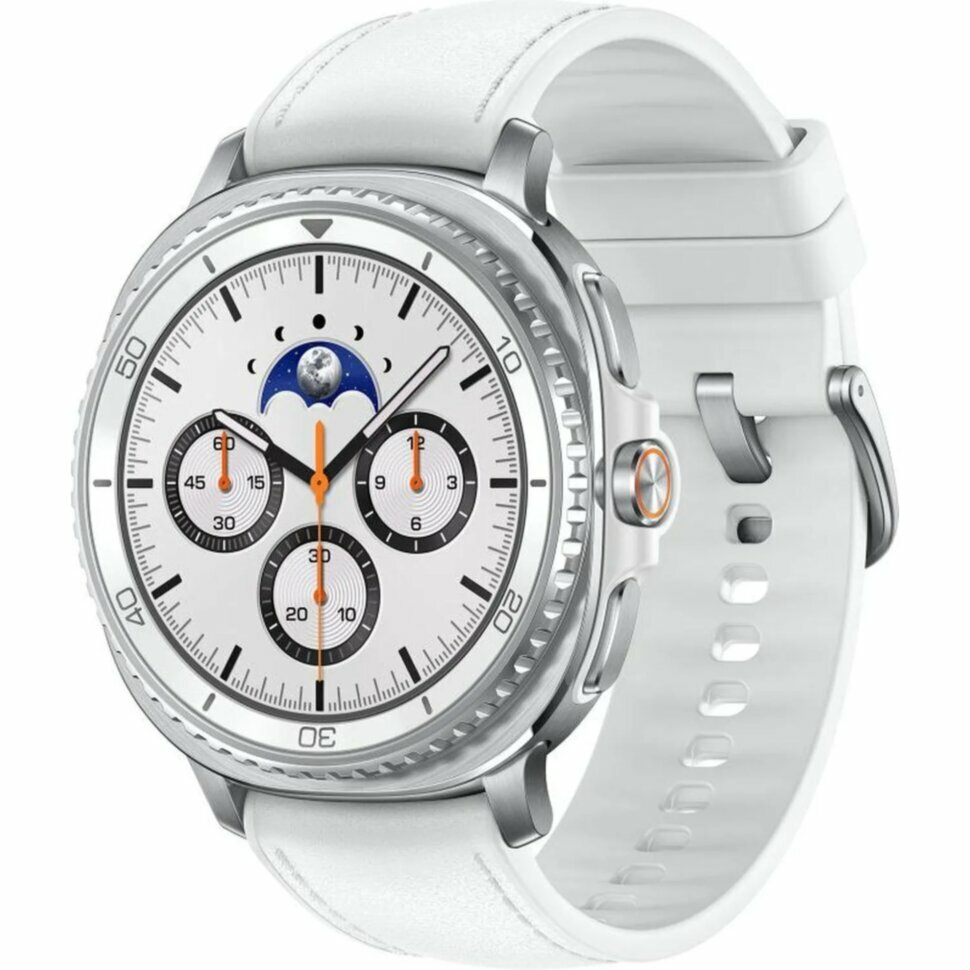 Смарт-часы Samsung Galaxy Watch 8 Classic LTE 46мм сере/бел(SM-L505FZWACAU), 2393034