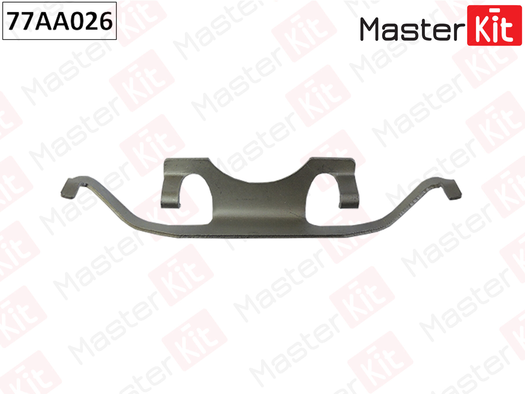 Комплект установочный тормозных колодок BMW 5E39 95-03 MasterKit 77AA026