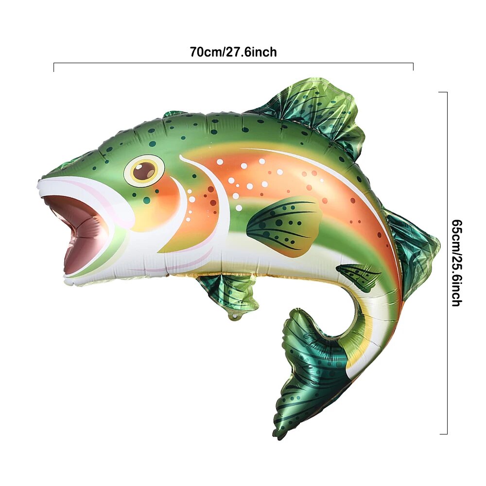 Фольгированный воздушный шар Океан Partigos Rainbow Trout