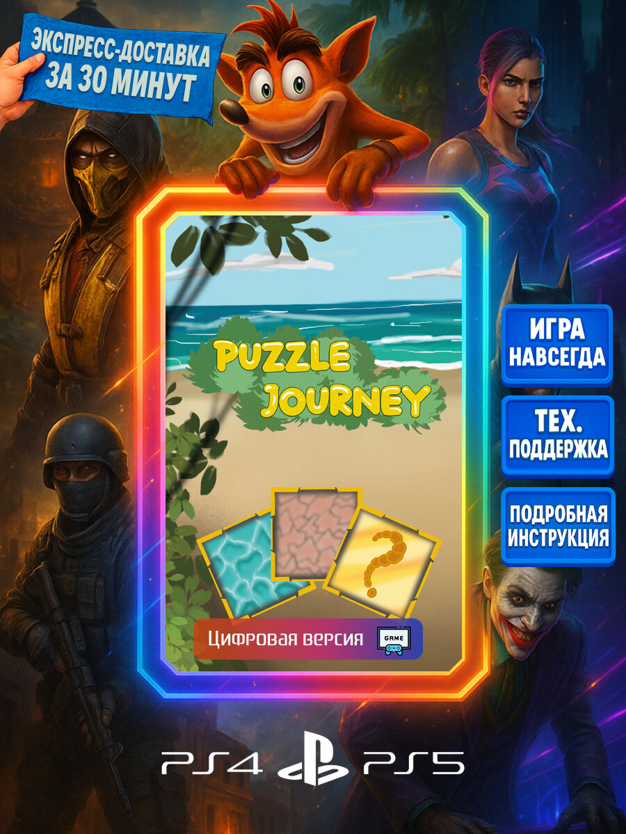Puzzle Journey PS4/PS5 | Моментальная доставка | Английский язык | Образовательные