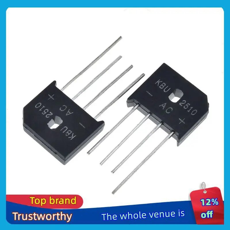 Выпрямители KBU2510 25А 1000В 5PCS