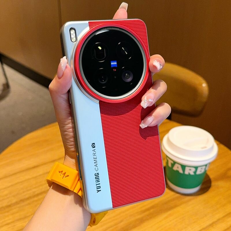 Подходит для Vivo X200 Ultra / Виво X200 ультра Модный Чехол для смартфона, с защитой камеры и противоударным, X200 ультра ударопрочный чехол защита объектива стильный для флагманского смартфона