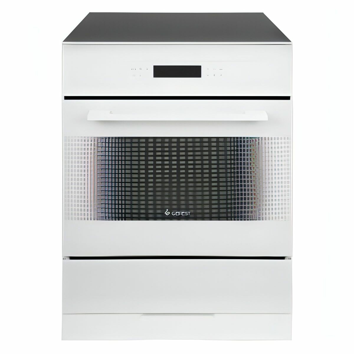 Электрическая плита Gefest ПЭ 6570-04 S040, 60 см, 4 конфорки, 55 л, стеклокерамика, конвекция, белый