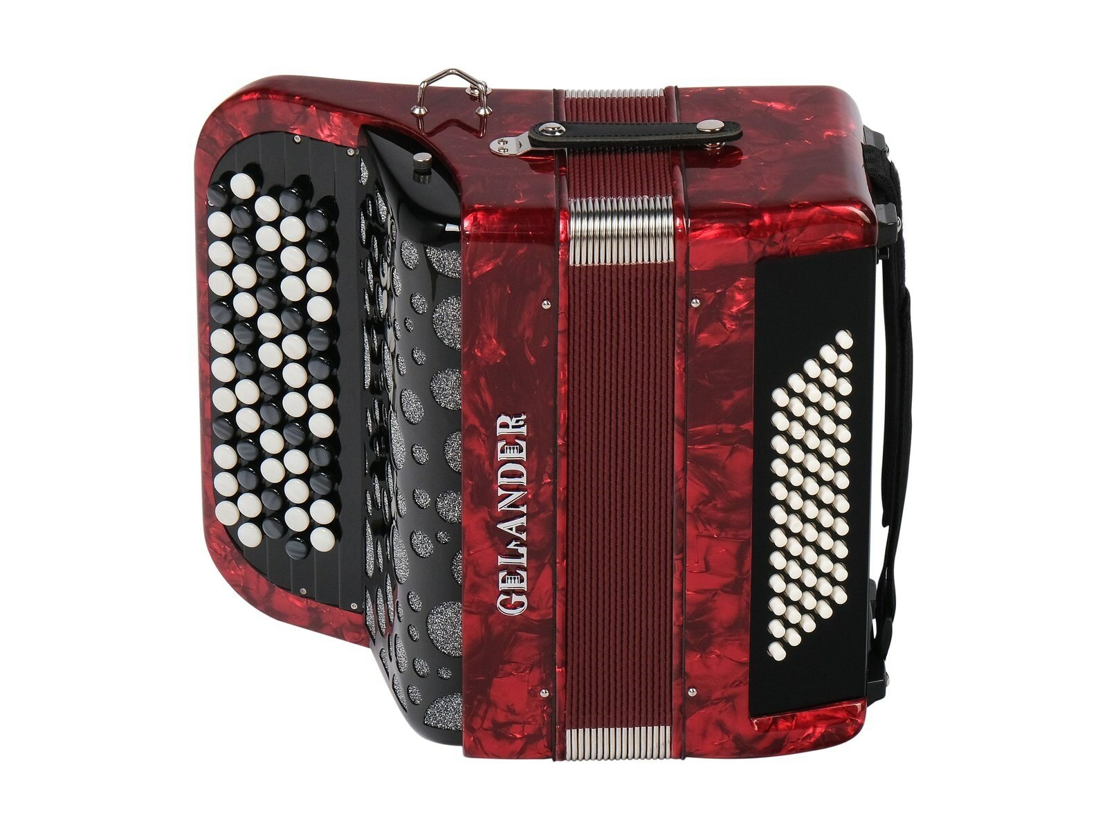 Gelander GH5060-RED Кнопочный аккордеон 62/60, красный