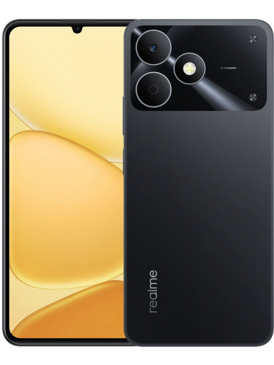 Смартфон Realme Note 80 4/64 Гб Черный 2 sim 6.74″ IPS, 90Hz 2G, 3G, 4G 6300 mAh RU