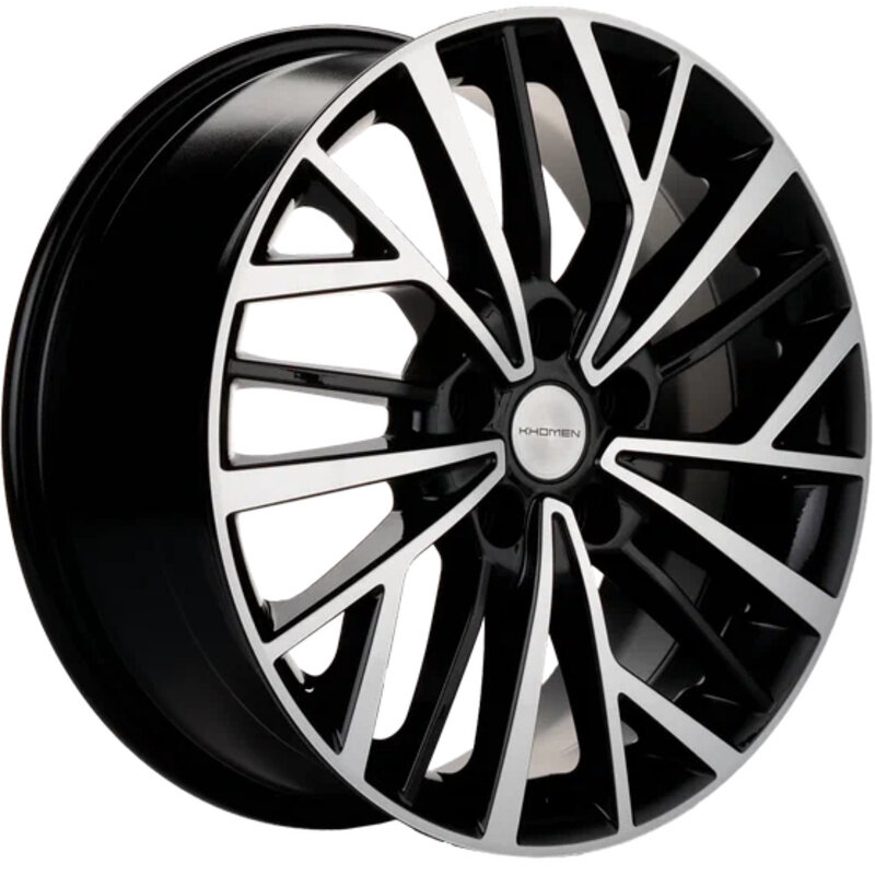 Литой колесный диск Khomen Wheels KHW1717 (Changan/Geely/Lexus/Toyota) 7x17/5x114,3 ET45 D60,1 Black-FP