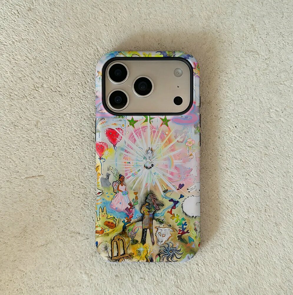 Креативный чехол Creative Bladee 333 Desgin для iPhone 17, 17e, 16e, 16, 15, 14, 13, 12, 11, X, XS, XR, XSMAX, 7, 8, Air, Pro, Max, Plus, двухслойный