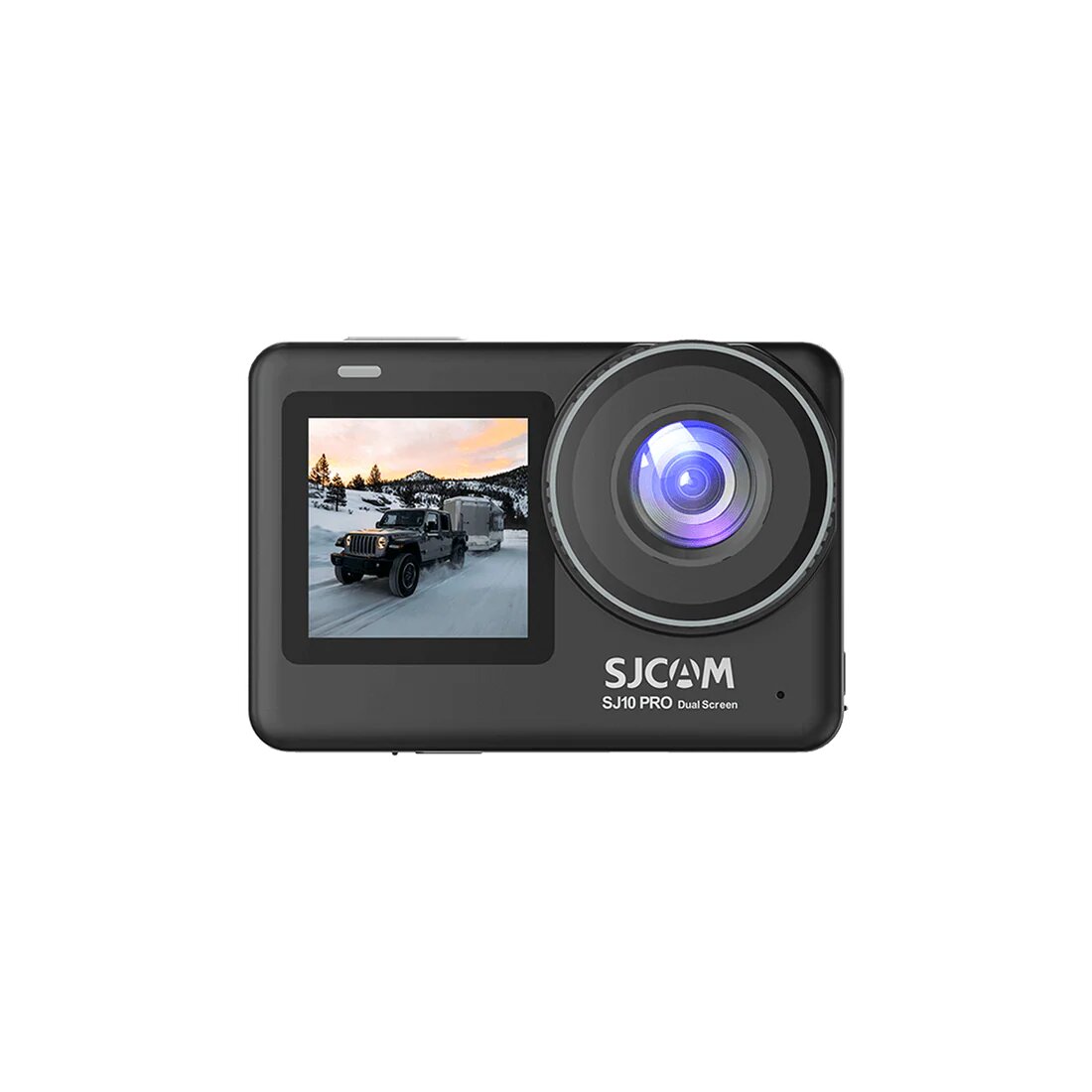 Экшн камера SJCam SJ10 Pro Dual Screen Black, с креплением, 4K Ultra HD