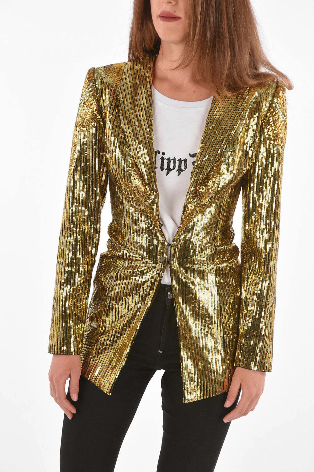 Куртка Sequin-embellished jacket