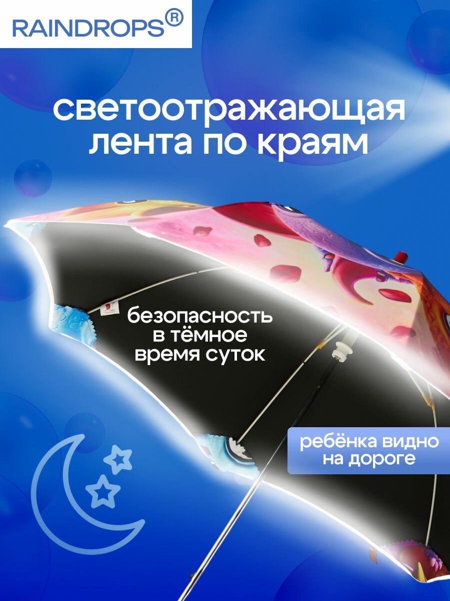 Зонт RAINDROPS, розовый — фото 1
