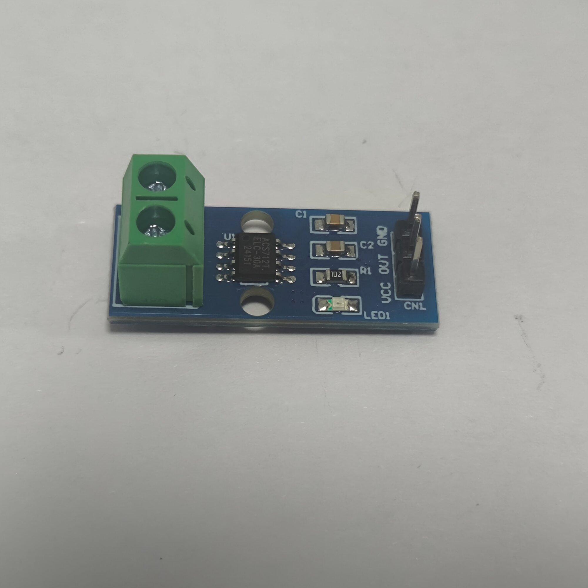 Модуль датчика тока на эффекте Холла ACS712 20 А, 5 шт. для измерения переменного и постоянного тока
