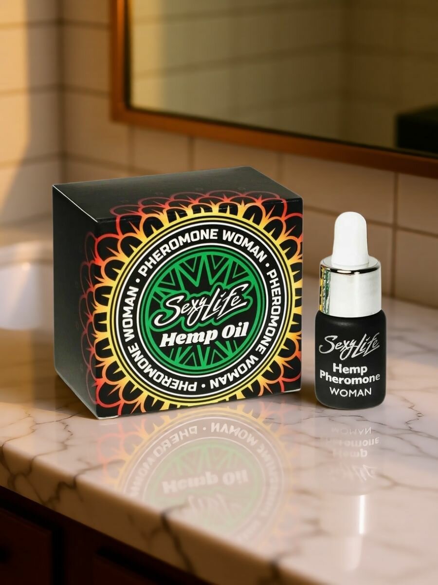 Концентрированные феромоны Sexy Life Hemp Oil Pheromonе для женщин 5 мл на масляной основе концентрат