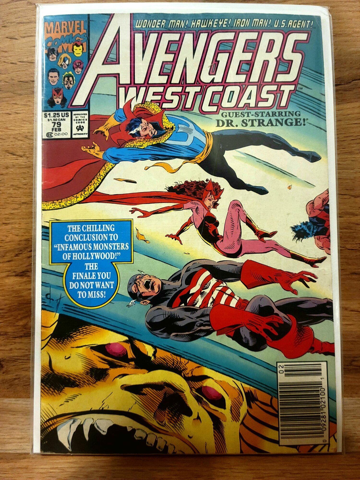 Ретро Комикс West Coast Avengers #79. 1992 Год. Оригинал!