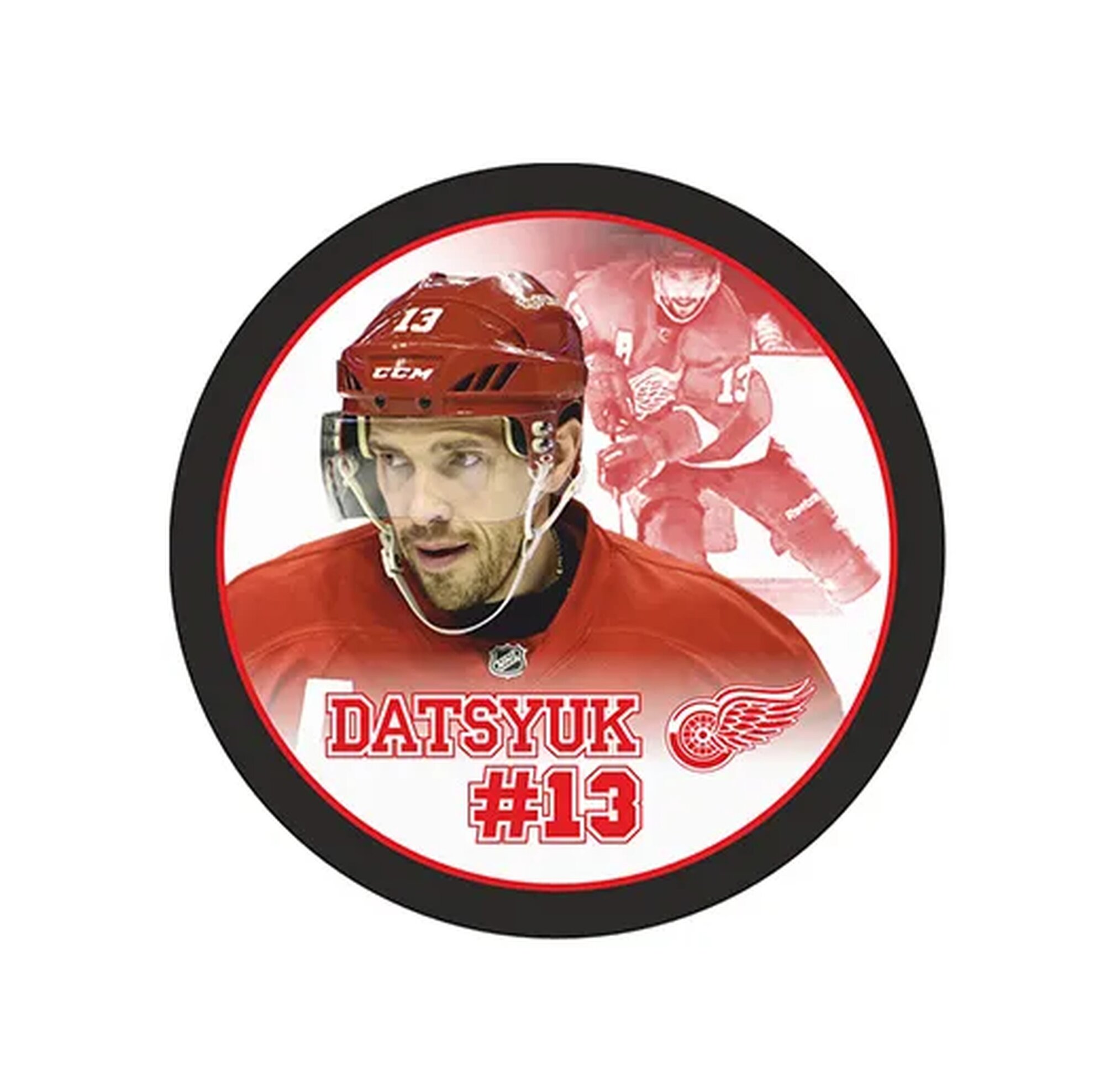Шайба Rubena Игрок НХЛ DATSYUK №13 красный свитер 1-ст, черный