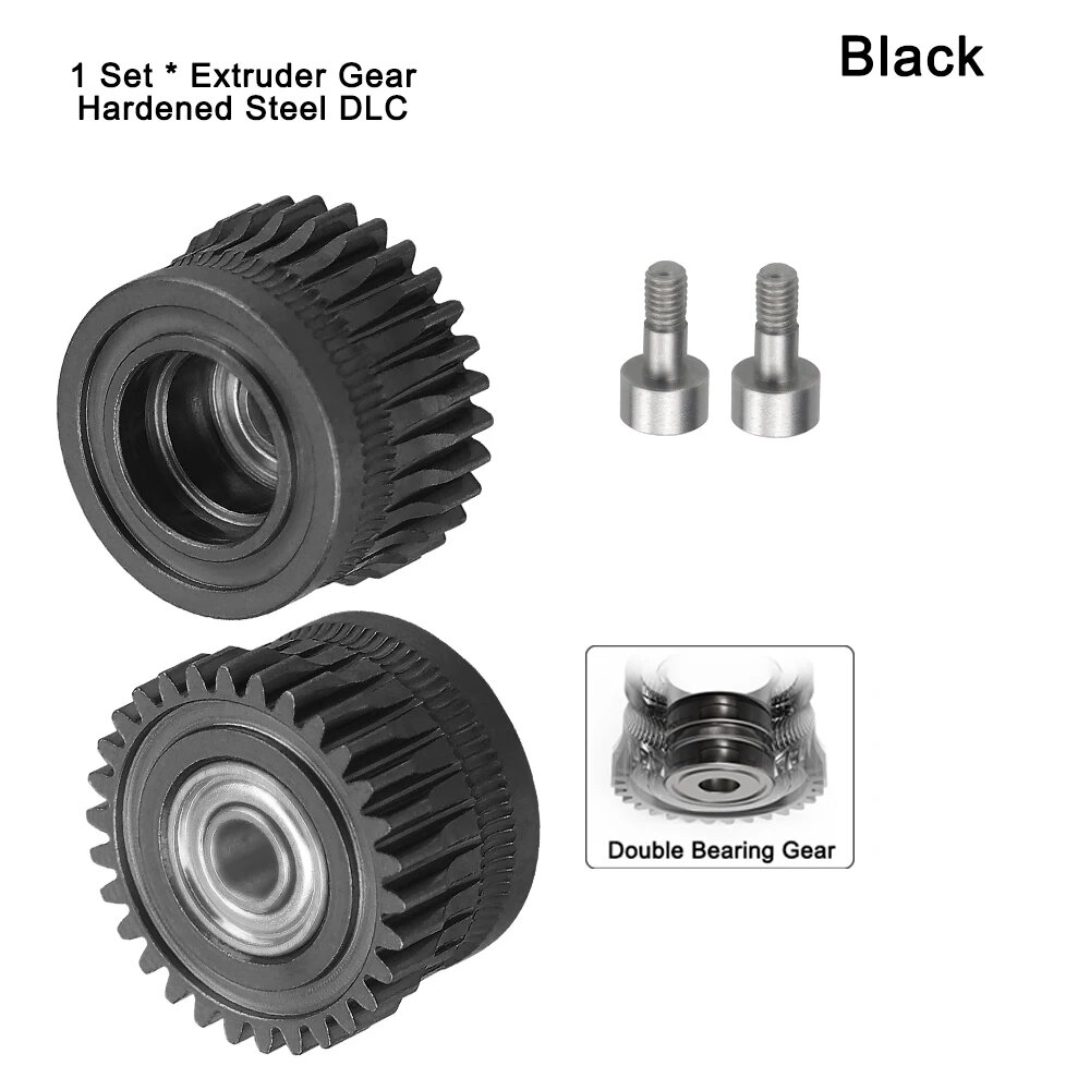 Шестерни экструдера для Creality K1 K1C K1 Max Ender-3 V3 /V3 Plus 1 set black