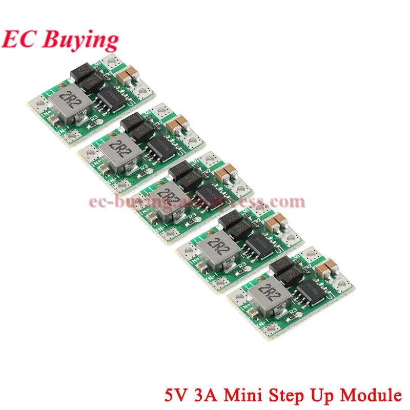 Модуль повышающий напряжение EC Buying 5В 3А 5V 3A 5pcs